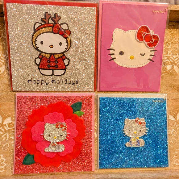 Hello Kitty | Other | Hello Kitty New Cards By Papyrus Sold As A Set ...